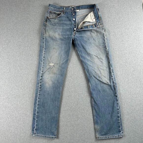 Levi's | Jeans | Levis 5 Xx Jeans Mens 34x36 Blue Fade Button Fly ...